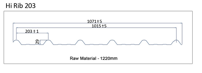 Hi Rib Profile Sheets | Hi Rib Profile colour coated sheets - Kamdhenu ...